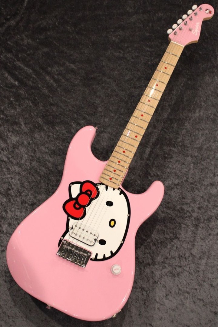 Squier x Hello Kitty Limited Edition 50th Anniversary Pink Electric ...