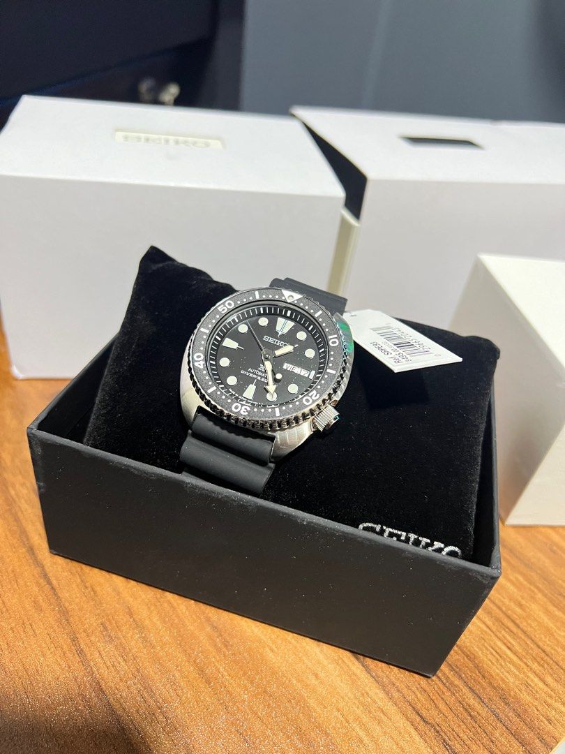 SRPE93J1 - Made in Japan Seiko Turtle Classic Black US Release model ...