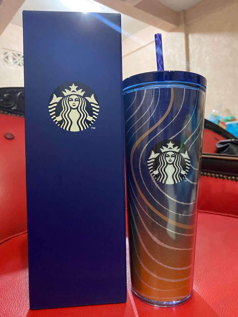 Starbucks Indigo Cold Cup, Furniture & Home Living, Kitchenware ...