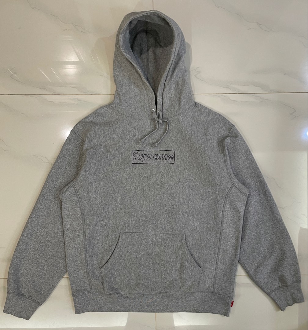 Supreme Kaws Box Logo, Men's Fashion, Tops & Sets, Hoodies on Carousell