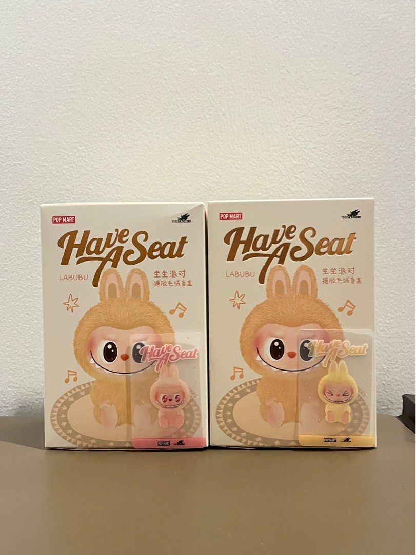 THE MONSTERS LABUBU V1 MACARON AND V2 HAVE A SEAT SETS, Hobbies & Toys ...