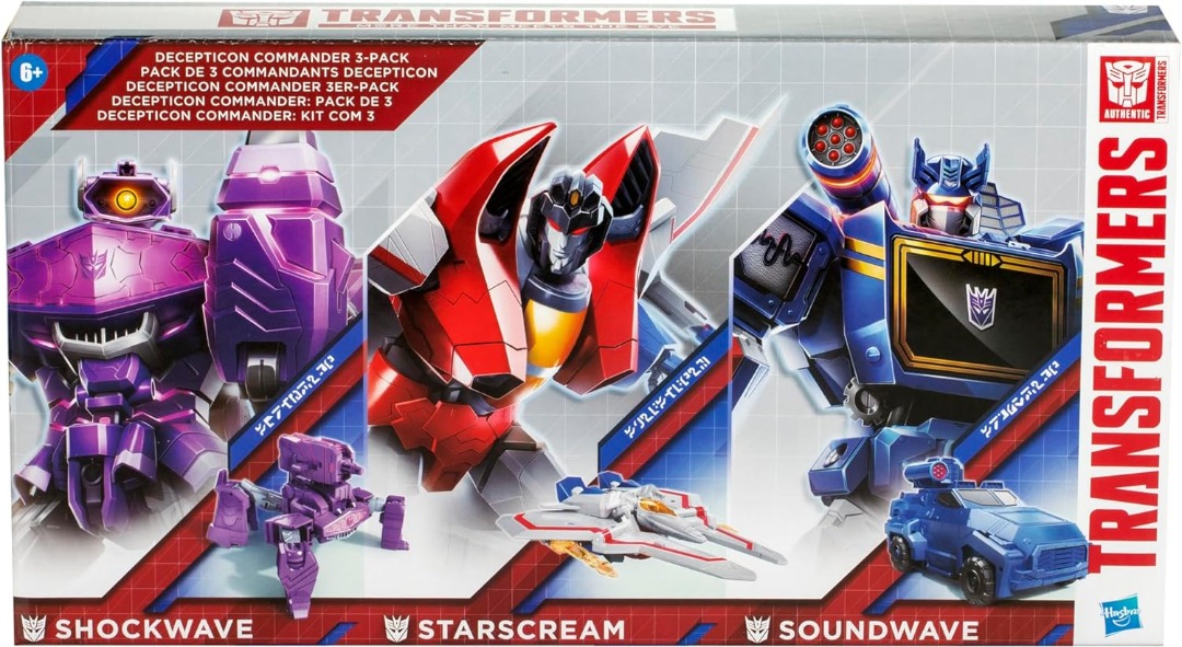 Transformers Generations Shockwave, Starscream & Soundwave Exclusive ...