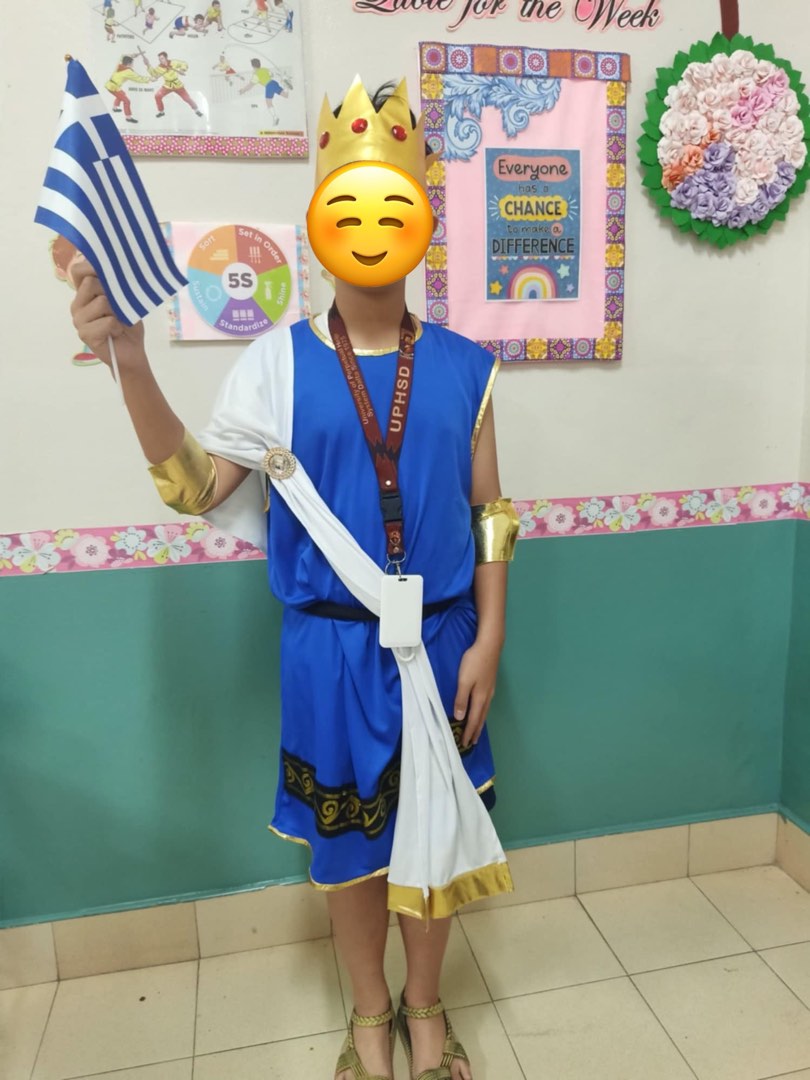 United Nations Costume - Greece, Babies & Kids, Babies & Kids Fashion ...