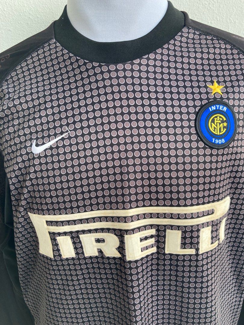 Vintage Adidas Nike Inter Milan 2001 Jersey Jersi GK kit, Men's Fashion ...