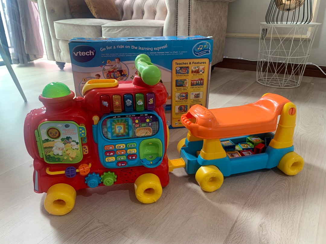 VTECH TRAIN WITH BOX, Babies & Kids, Infant Playtime on Carousell