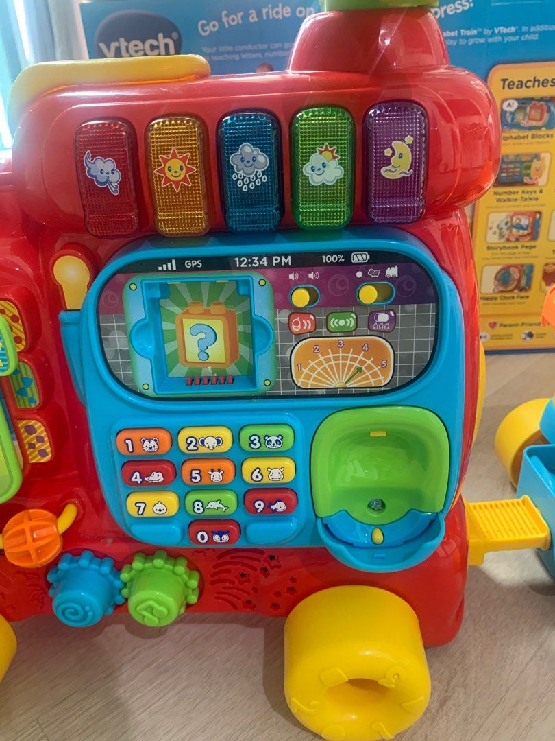 VTECH TRAIN WITH BOX, Babies & Kids, Infant Playtime on Carousell