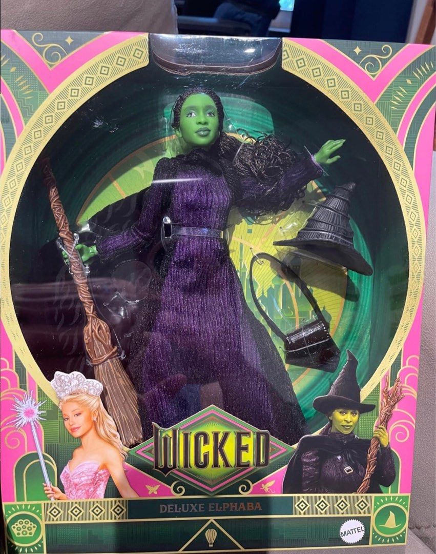 Wicked Elphaba Barbie Doll Cynthia Erivo, Hobbies & Toys, Collectibles ...