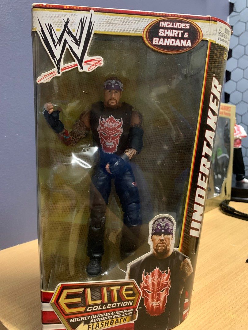 WWE Undertaker Elite 18 (BIB), Hobbies & Toys, Toys & Games on Carousell