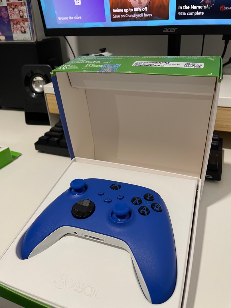 Xbox Series Controller Blue, Video Gaming, Gaming Accessories ...
