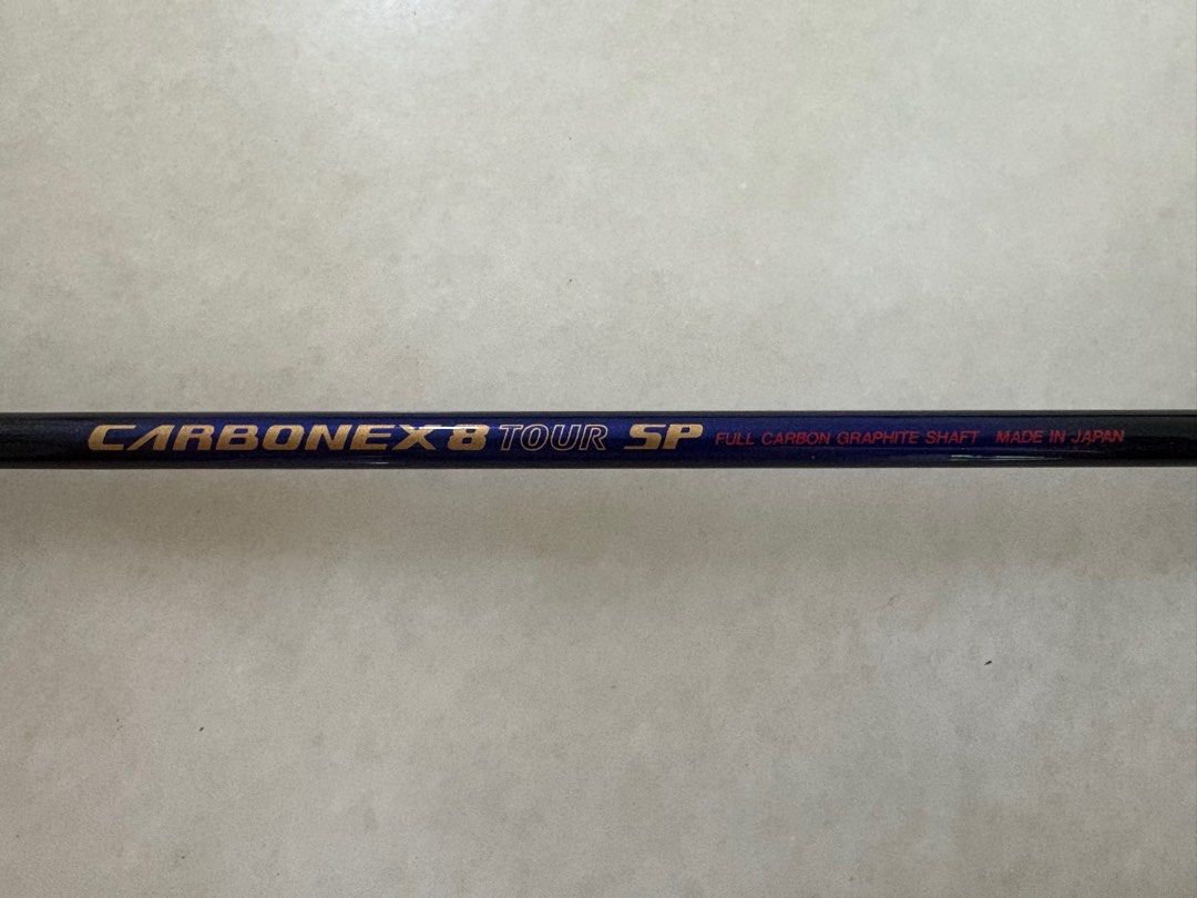 Yonex Carbonex 8 TOUR SP Badminton Racket [Made in Japan] [Full Carbon Graphite Shaft], Sports ...