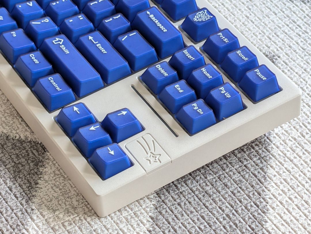 80% Aluminium TKL Custom Mechanical Keyboard (WhiteOnBlue2411) - Fully ...