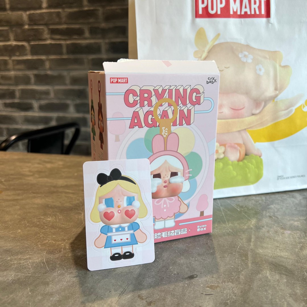 Alice Crying Again Pop Mart, Hobbies & Toys, Toys & Games on Carousell