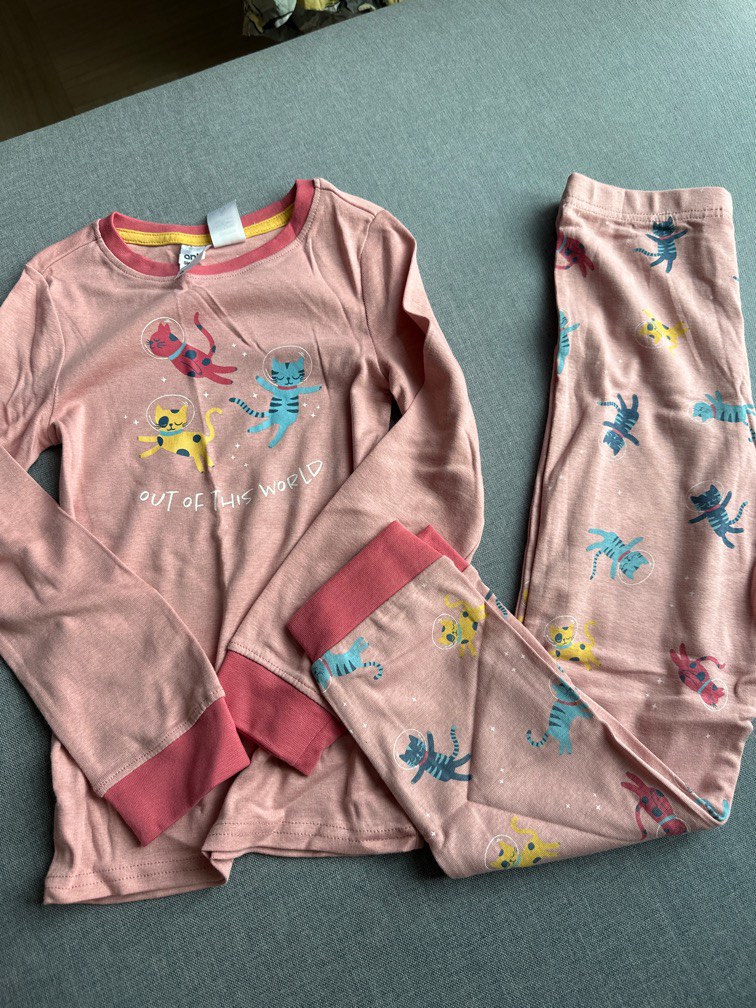 Anko kids pajamas 6years old cat , Babies & Kids, Babies & Kids Fashion ...
