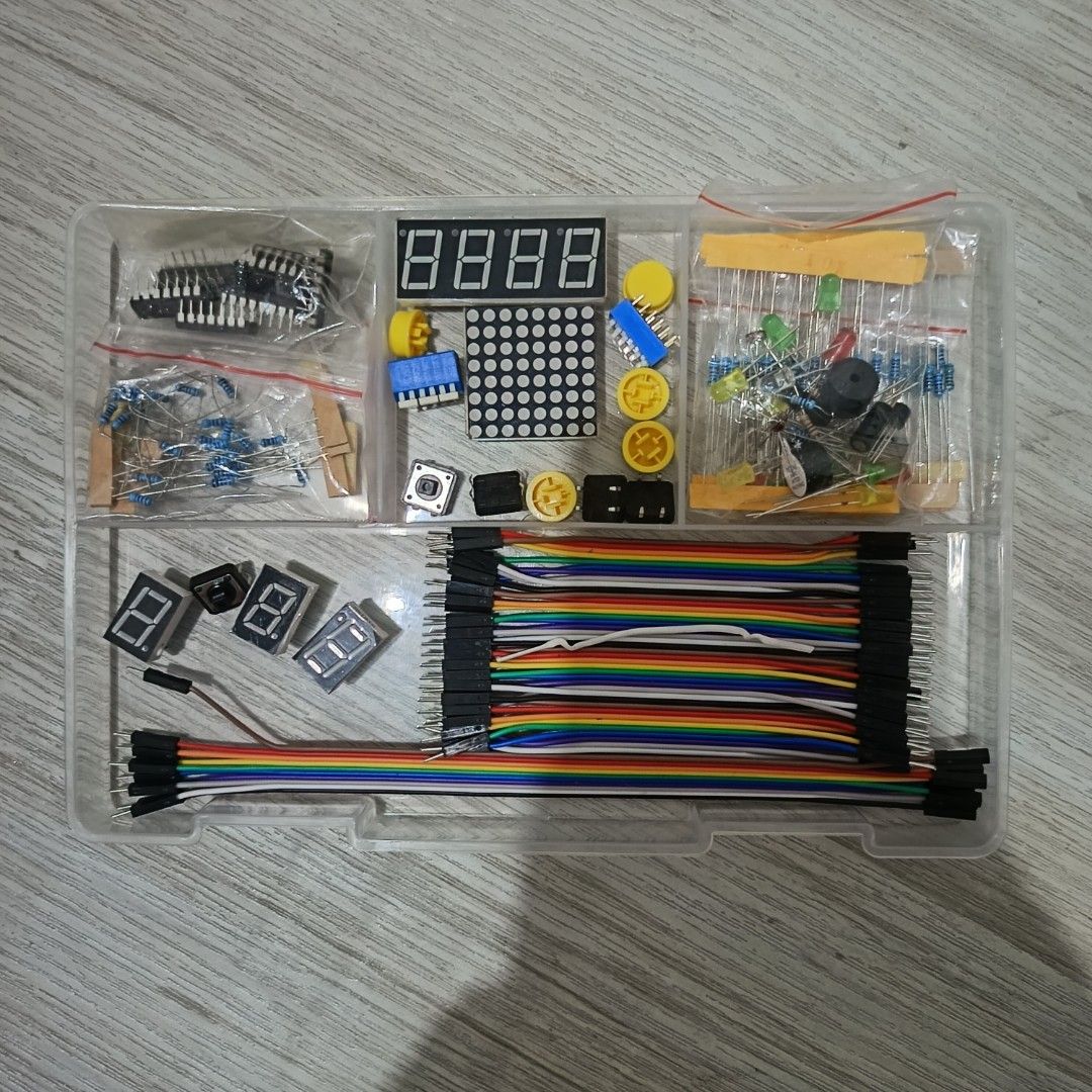 Arduino Upgraded Learning Kit V2 By Makerlab With Icss Dip Switches Arduino Tv And Home