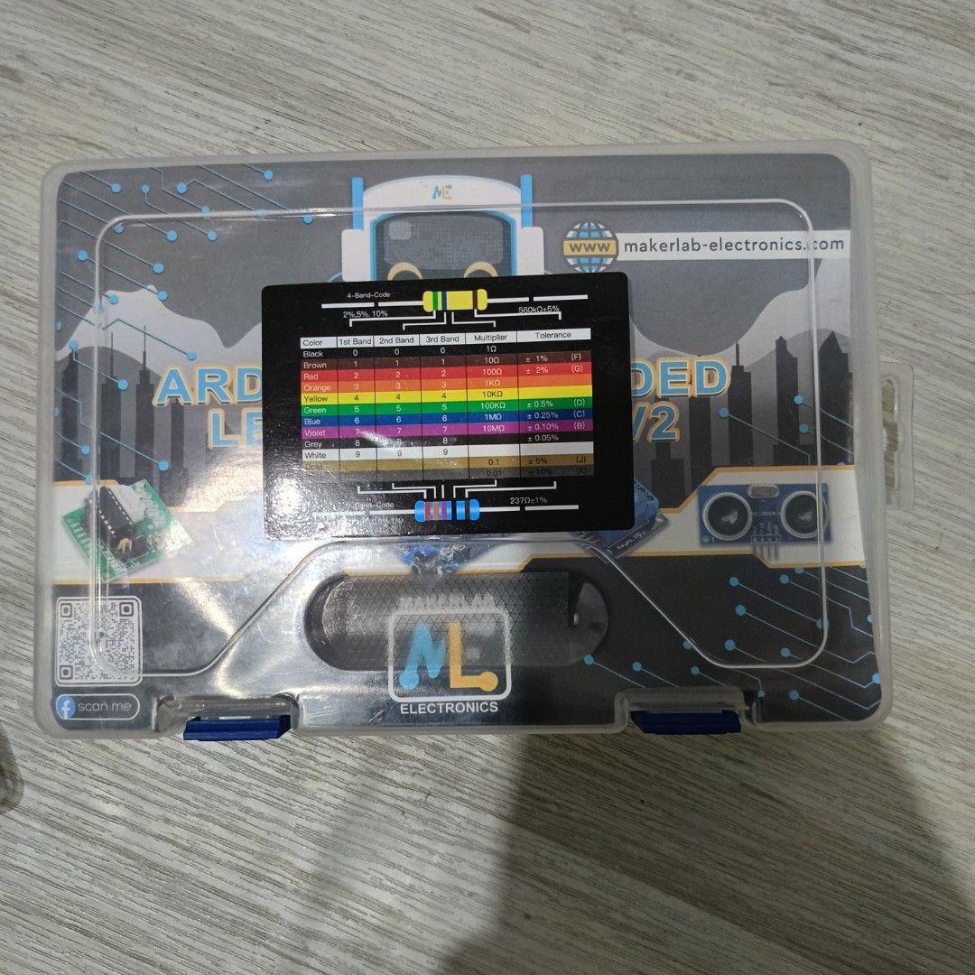 Arduino Upgraded Learning Kit V2 by MakerLab with icss, dip switches ...