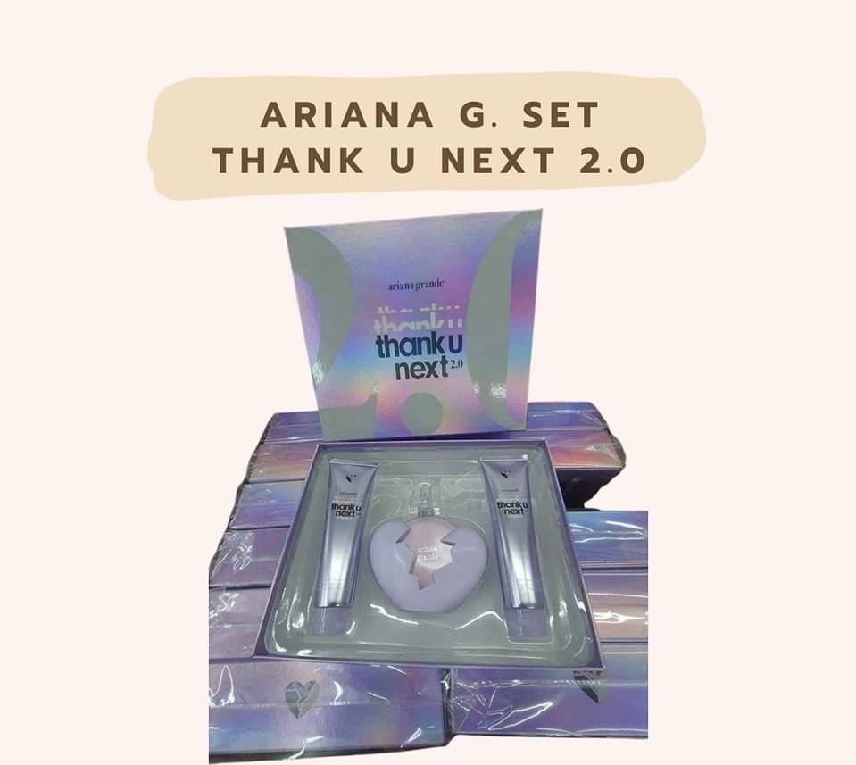 Ariana Grander Thank U Next 2.0 Set, Beauty & Personal Care, Fragrance & Deodorants on Carousell