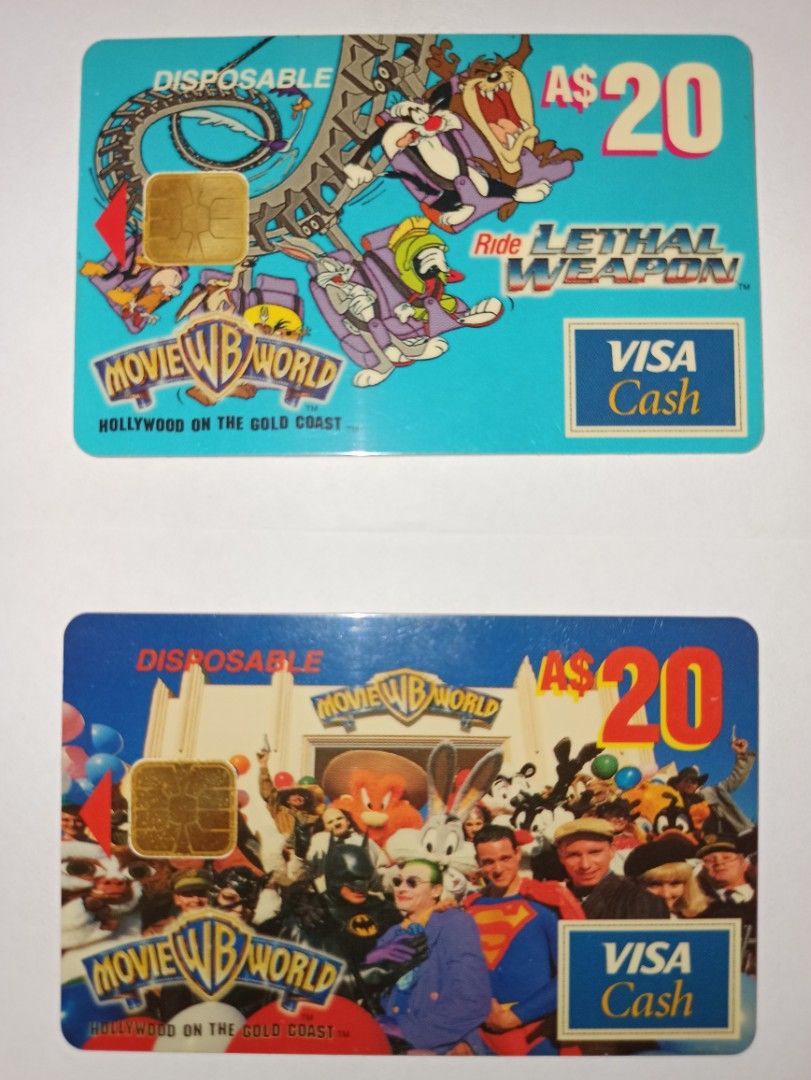Australia 1996 Warner Bros WB Movie World cartoon thematic park set ANZ ...