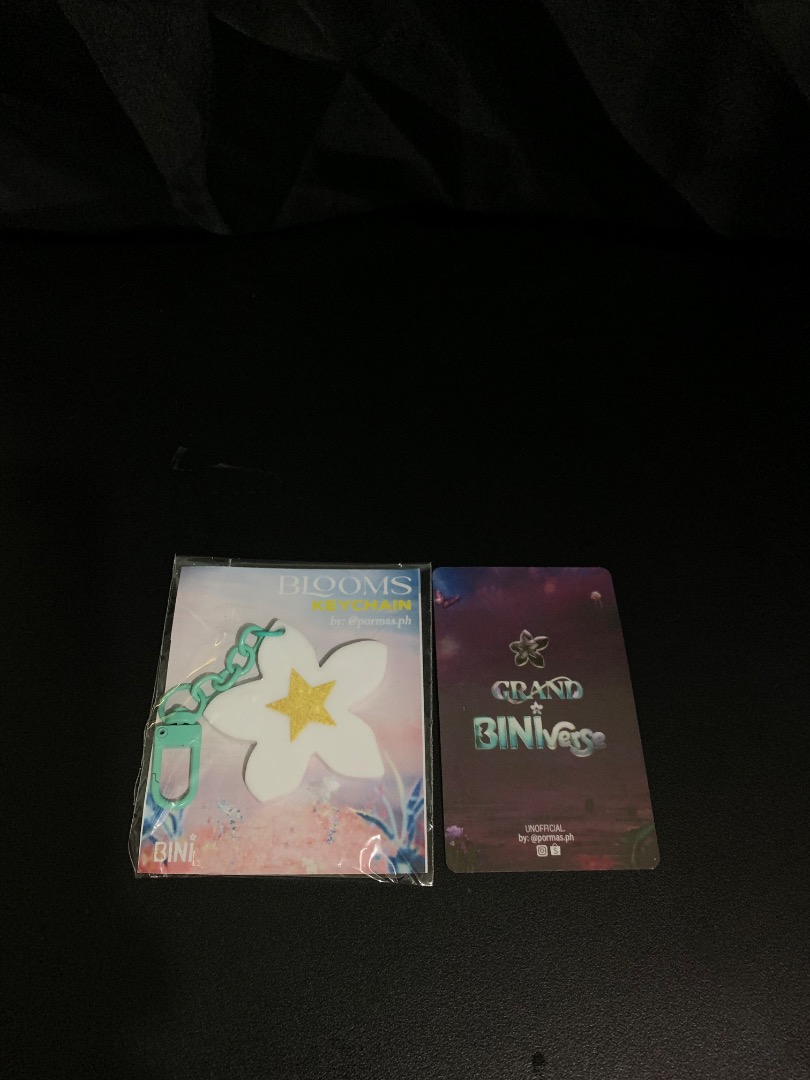 BINI Keychain plus GBV Photocard, Hobbies & Toys, Memorabilia ...