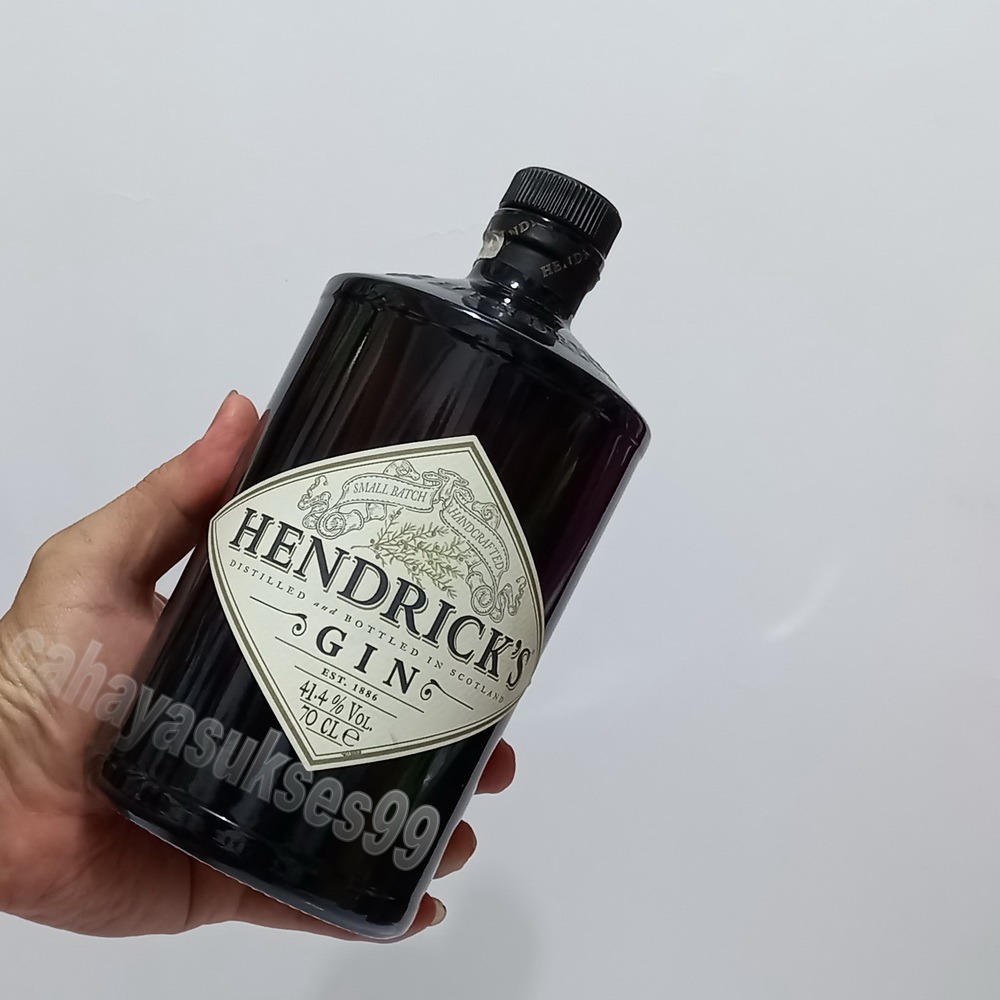 Botol Bekas Kosong Hiasan Pajangan Koleksi Antik HENDRICKS GIN 1886 ...