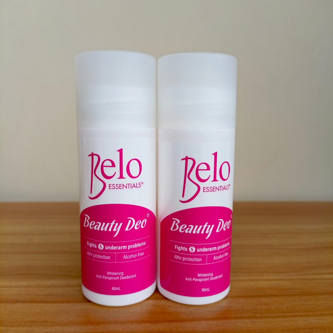 Bundle of 2 Belo Beauty Deo Whitening Roll on Deodorant for Women 40ml ...