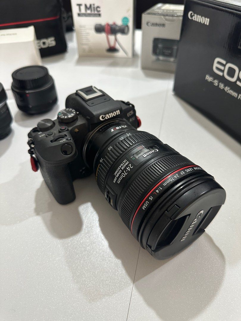 CANON EOS R10 WITH VARIOUS LENSES & COMPLETE SET, Photography, Cameras ...