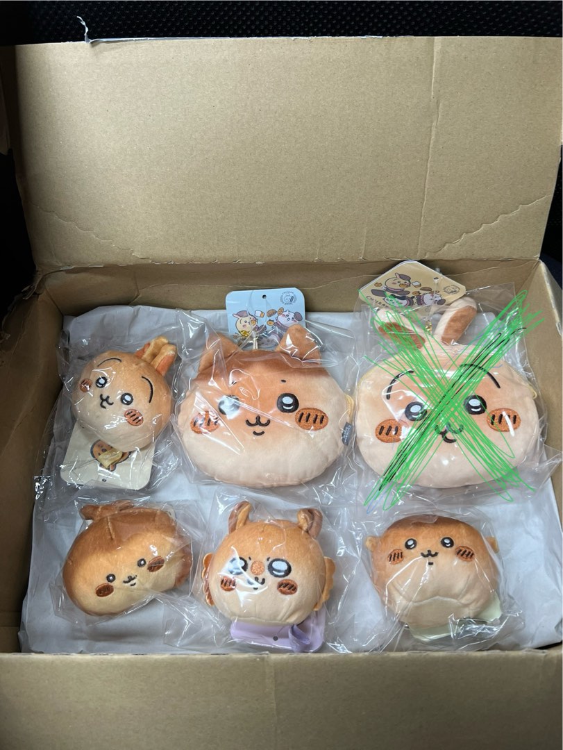 Chiikawa bakery 麵包 小八 兔哥 飛鼠 栗子 甲蟲 usagi hachiware, 興趣及遊戲, 玩具 & 遊戲類 ...