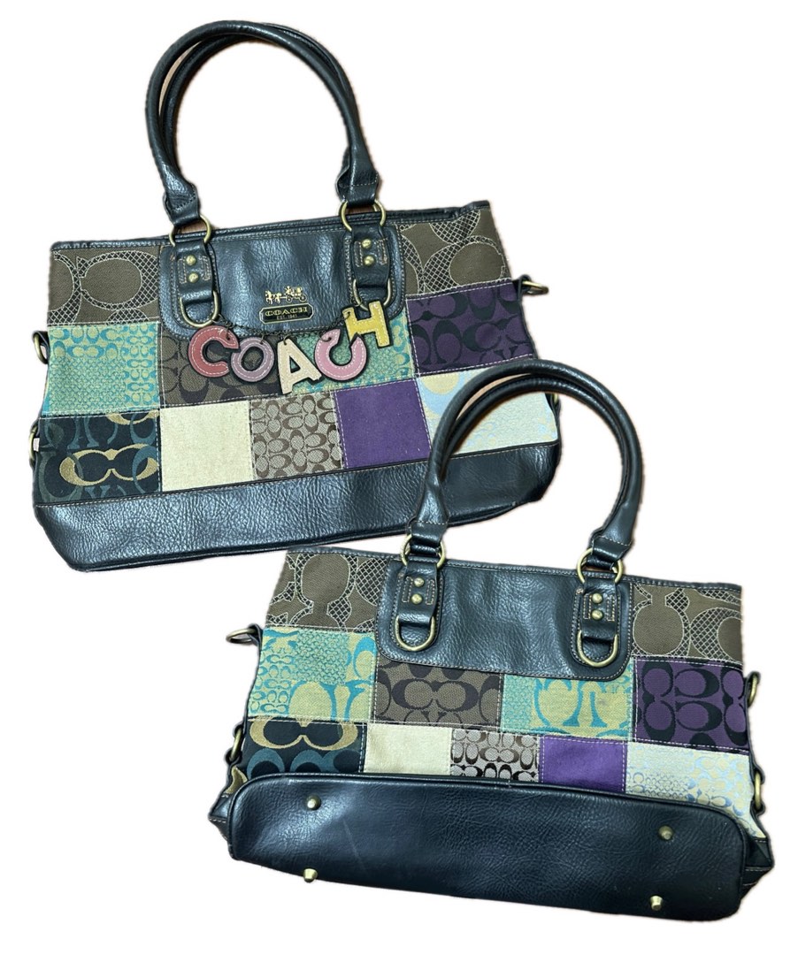 COACH Patchwork bag, Luxury, Bags & Wallets on Carousell
