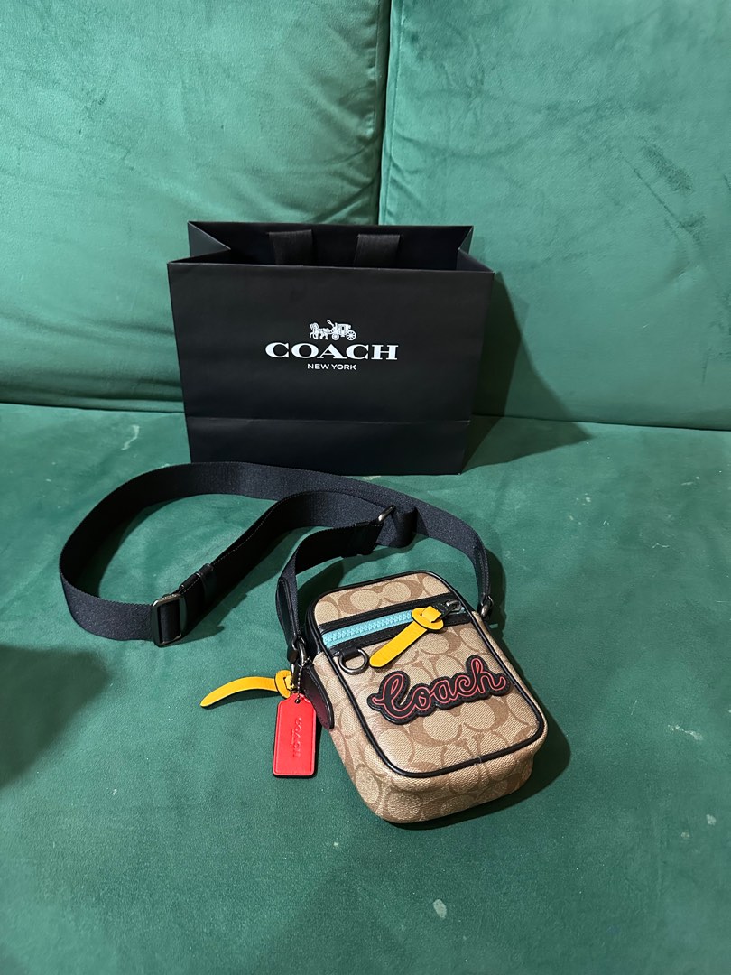 Coach terrain crossbody bag, Luxury, Bags & Wallets on Carousell