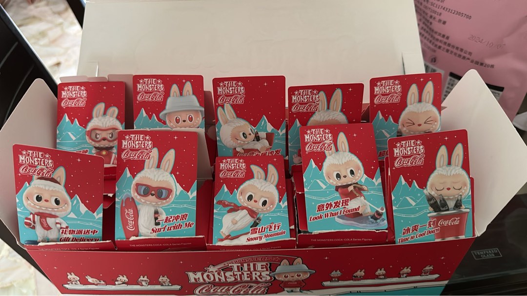 Coca Cola The Monster Labubu Set (BNIF), Hobbies & Toys, Toys & Games ...