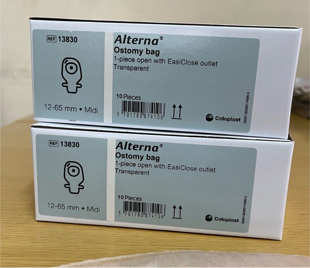 Coloplast 13830 Alterna Ostomy bag 1-piece open with EasiClose outlet ...