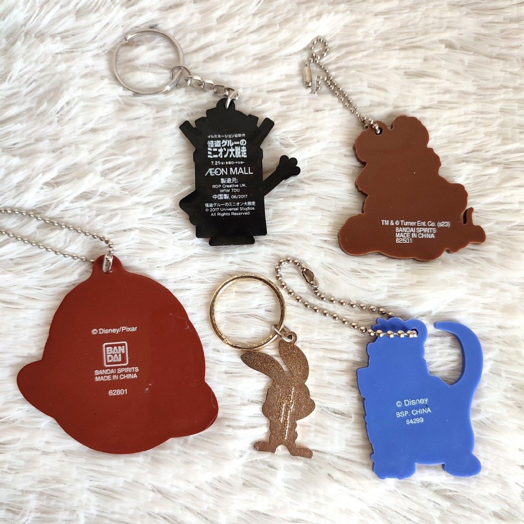 Combo Disney Buzz Toy Story, Minion, Tom Jerry, Judy Zootopia & Rubber ...