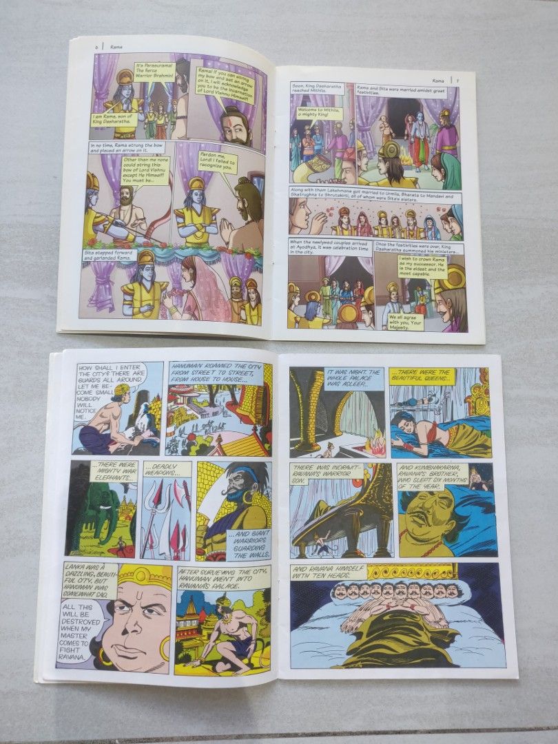 Comic Book: Rama and Hanuman, Hobbies & Toys, Books & Magazines, Comics ...