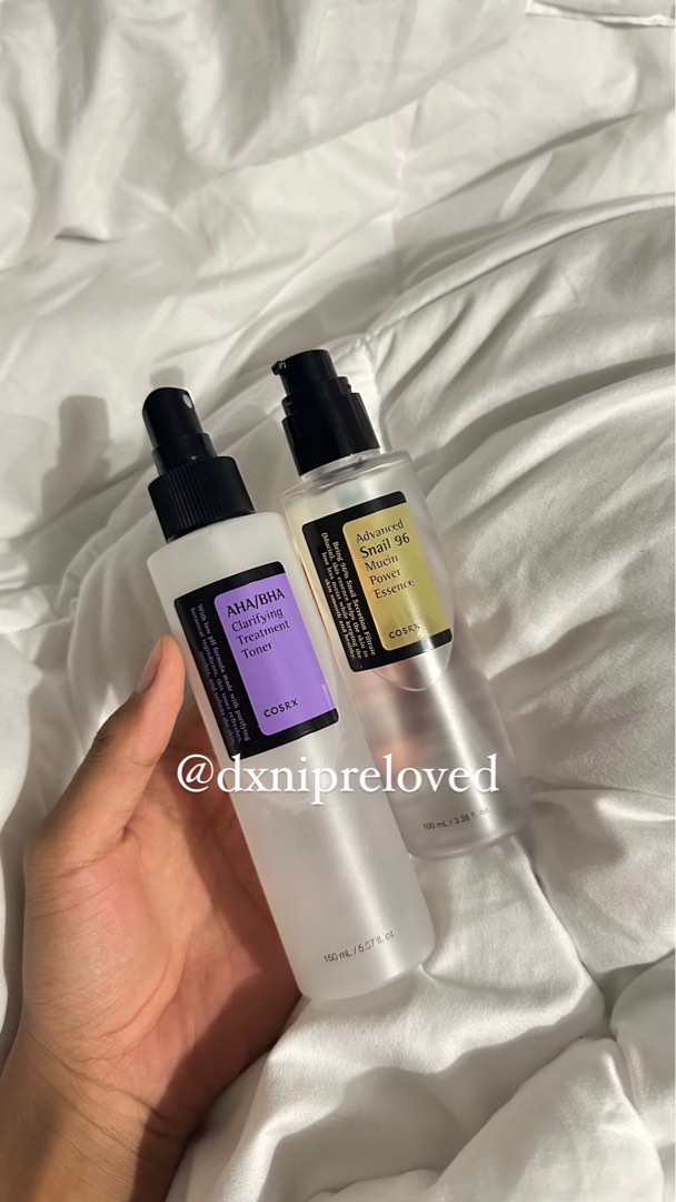 [COSRX] COMBO SNAIL ESSENCE & AHA/BHA TONER. (85-80%), Beauty ...
