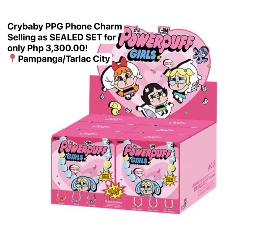 Crybaby PPG Phone Charm SEALED SET, Hobbies & Toys, Stationary & Craft ...