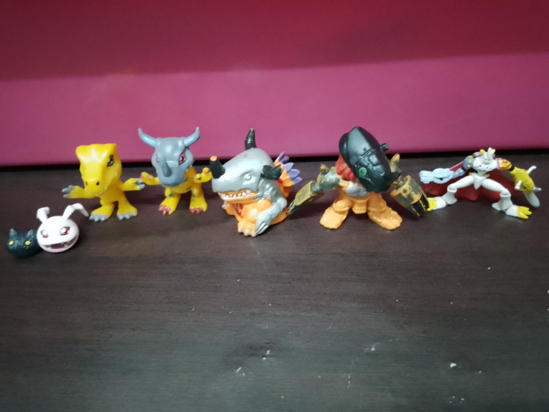 Digimon set-Botamon Koromon Agumon Greymon MetalGreymon WarGreymon ...