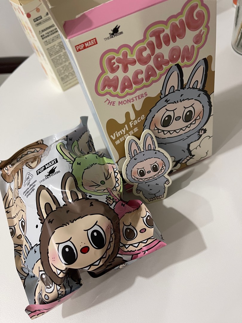 Exciting Macaron - The Monsters (V1) Labubu - Sea Salt Coconut (Blue ...