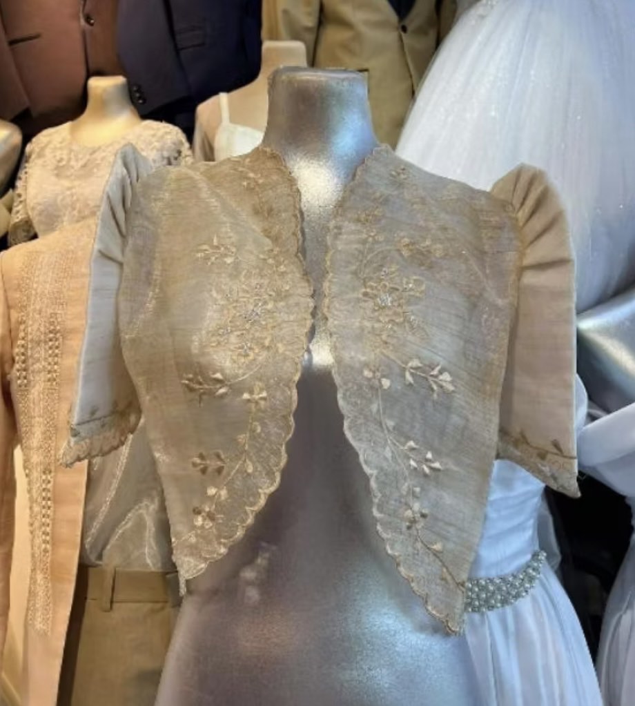 Filipiniana Bolero Embro Organsa Cloth (Medium) Perfect for Buwan ng ...