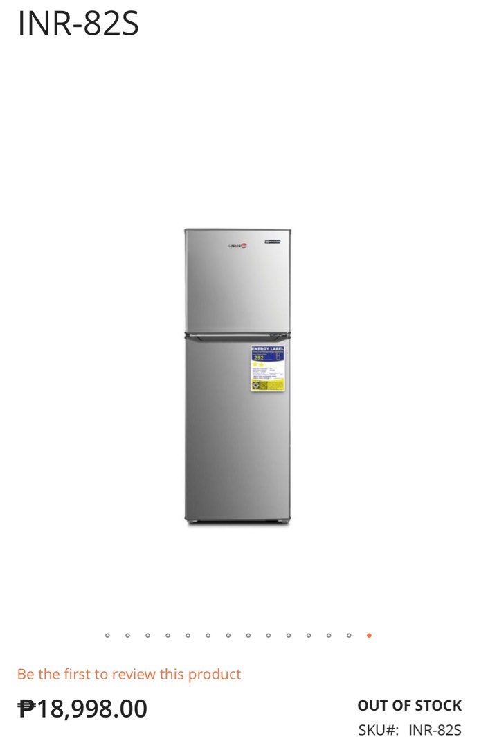 Fujidenzo INR-82S, TV & Home Appliances, Kitchen Appliances, Refrigerators and Freezers on Carousell