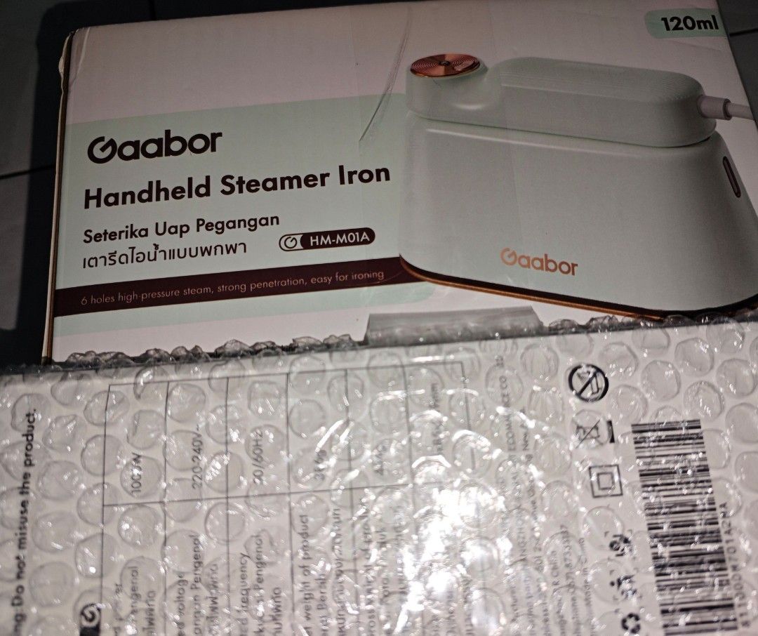 Gaabor 1200W Steam Iron, TV & Home Appliances, Irons & Steamers on ...