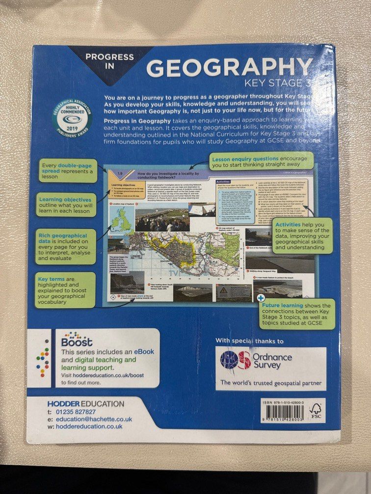 Geography Key Stage 3, Hobbies & Toys, Books & Magazines, Textbooks on ...