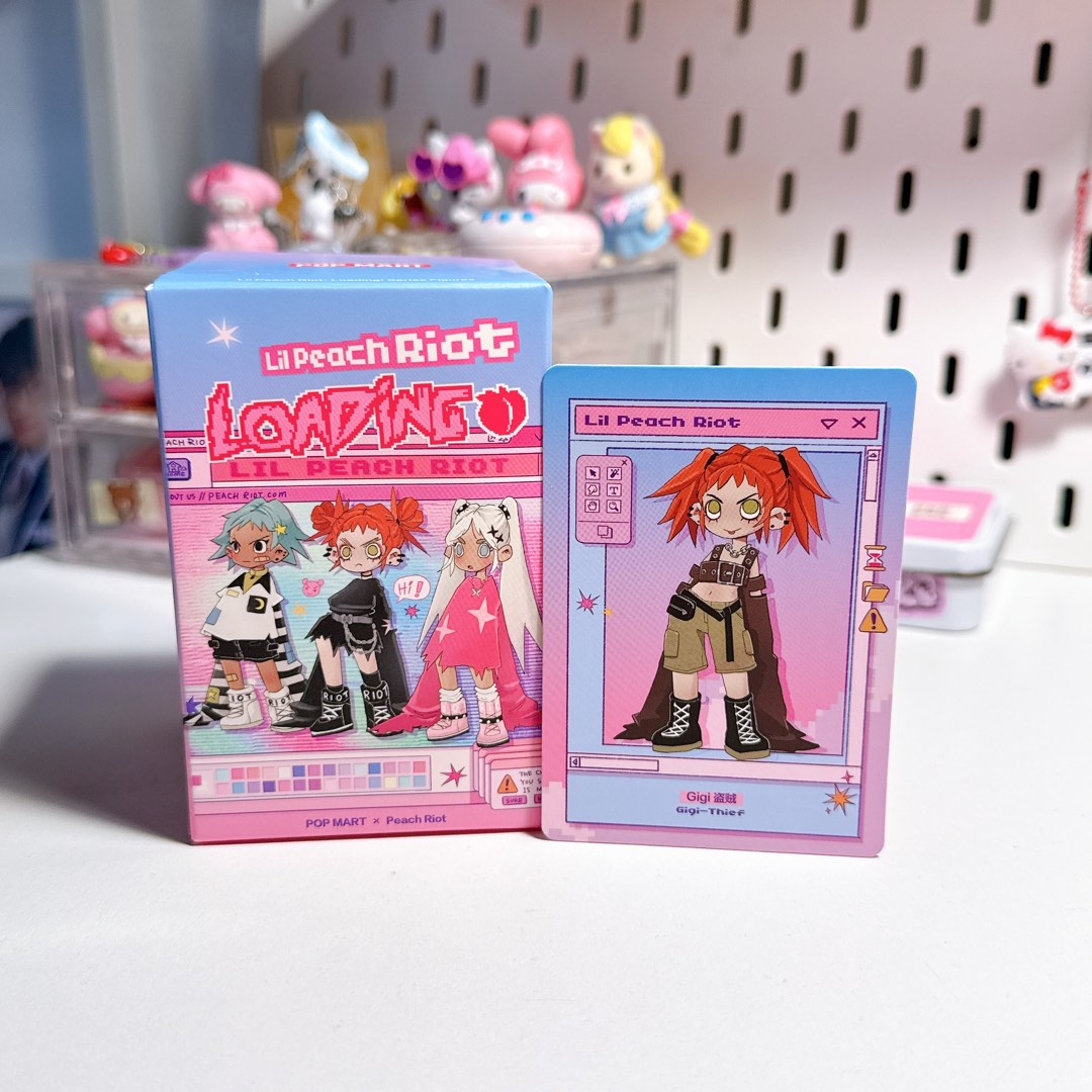 Gigi Thief Lil Peach Riot Loading! Series (Pop Mart), Hobbies & Toys ...