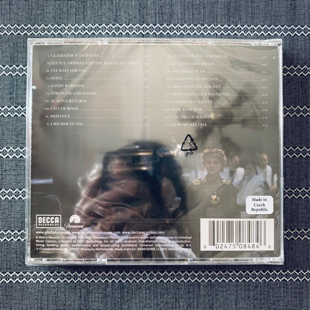 Gladiator II - Original Motion Picture Soundtrack [Imported Edition] CD ...