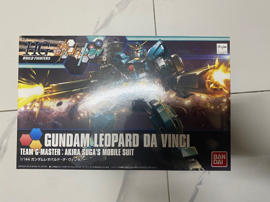 HGBF GUNDAM LEOPARD DA VINCI, Hobbies & Toys, Toys & Games on Carousell