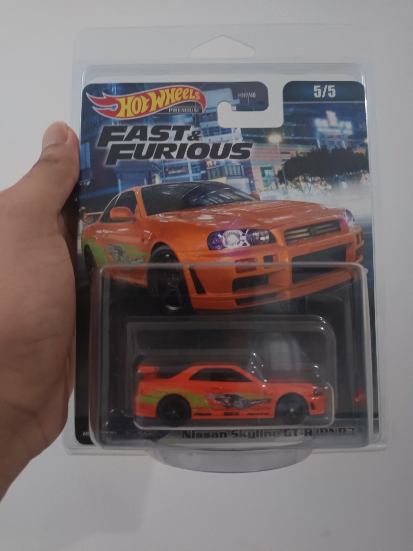 Hotwheels Premium Nissan Skyline GT-R R34 Orange, Toys & Collectibles ...