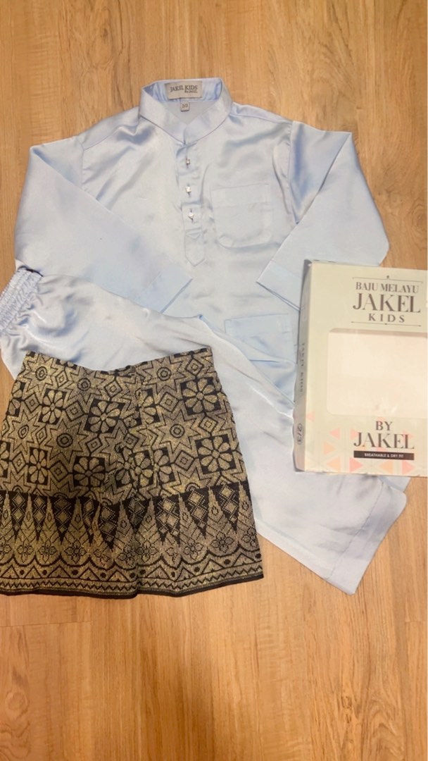 Jakel baju melayu kids, Babies & Kids, Babies & Kids Fashion on Carousell