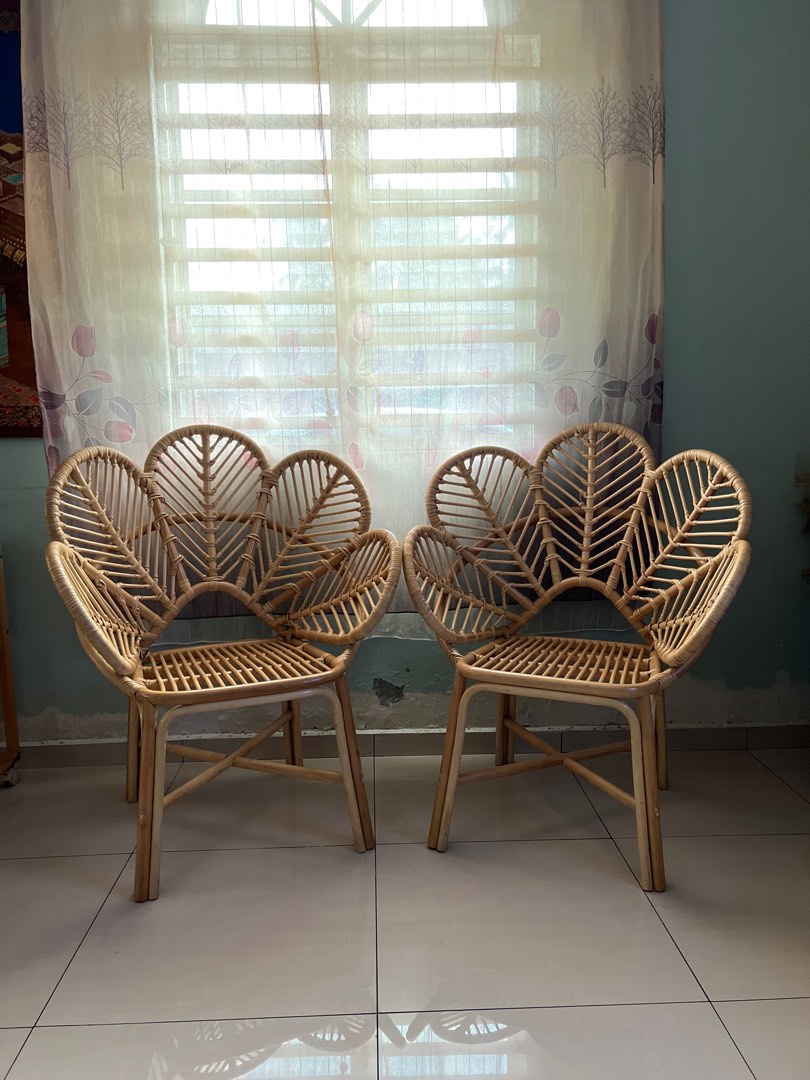 Kerusi pelamin Kerusi rotan SEWA, Furniture & Home Living, Furniture ...