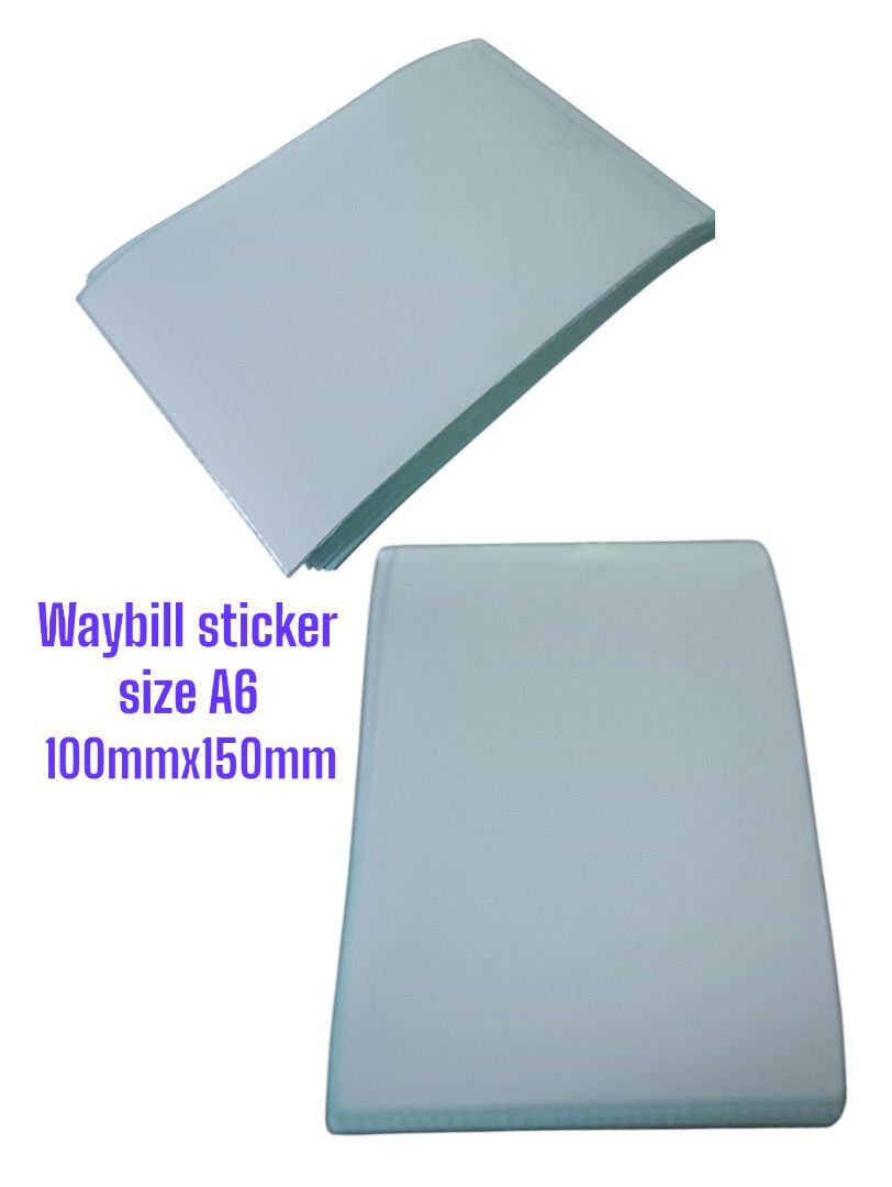 Label Waybill sticker 100pcs 100mmx150mm, Computers & Tech, Printers ...
