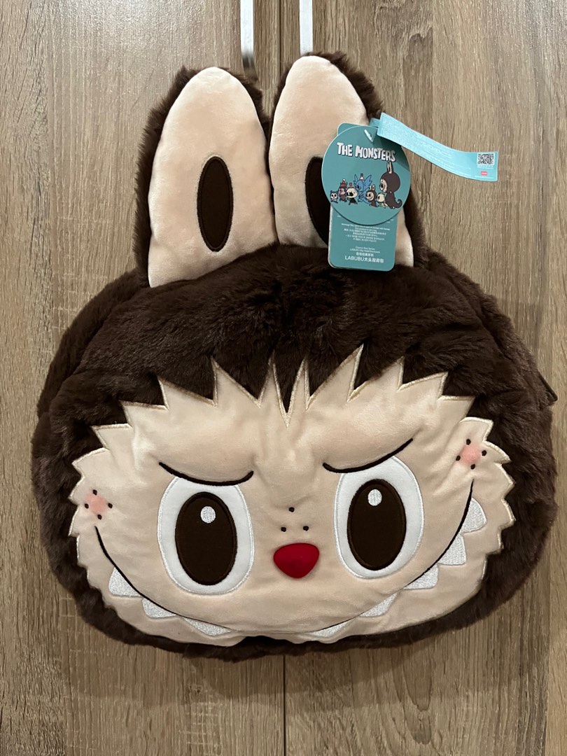 Labubu Big Head Bag, Women's Fashion, Bags & Wallets, Backpacks on ...