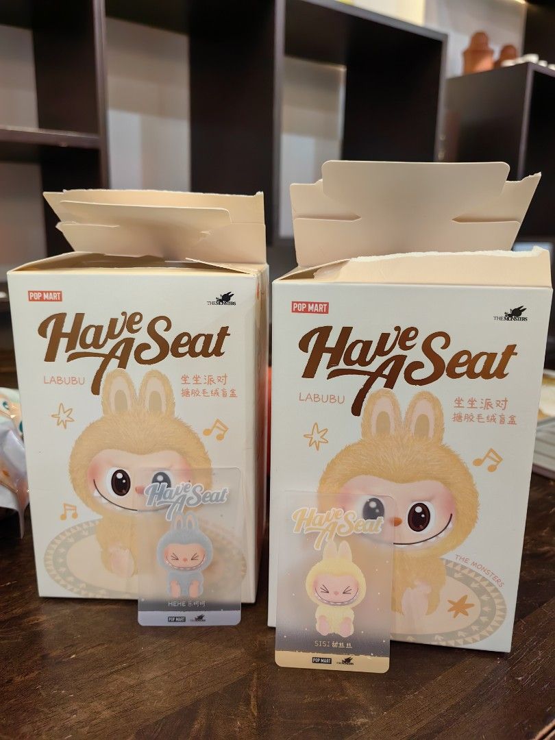 Labubu-Have a Seat 100%ORIGINAL FROM POPMART, Hobbies & Toys, Toys ...