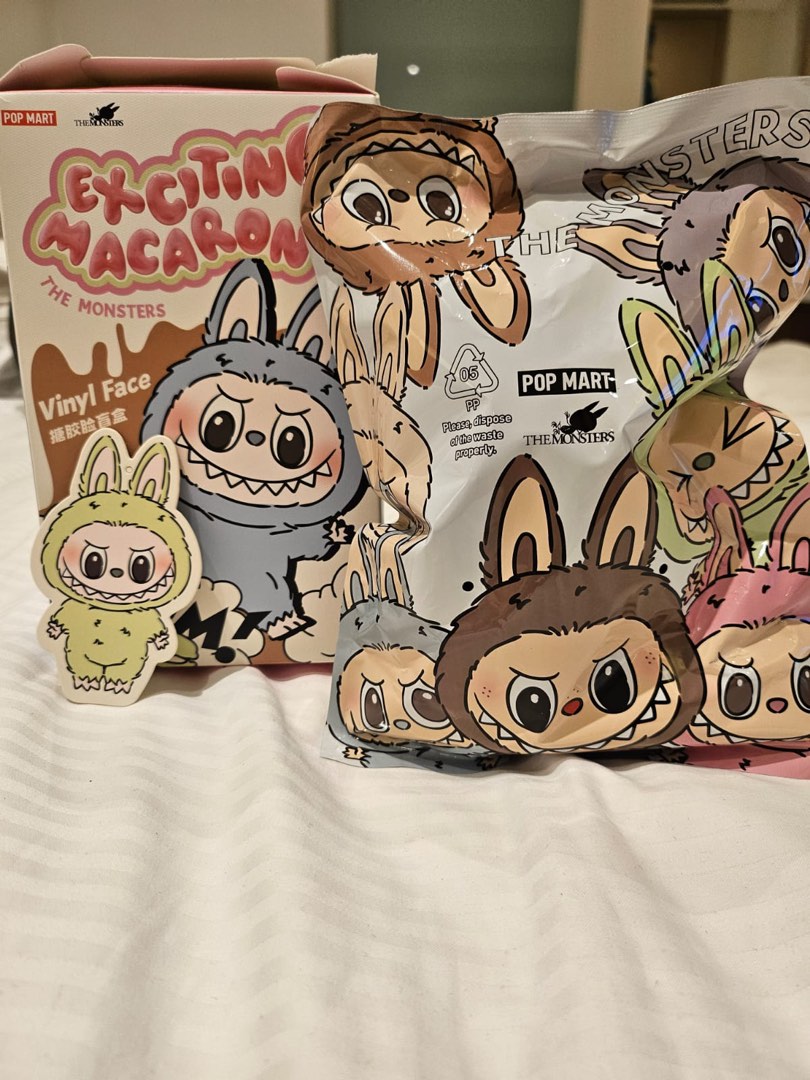 Labubu V1 BNIF can scan QR code for authentic , Hobbies & Toys, Toys ...